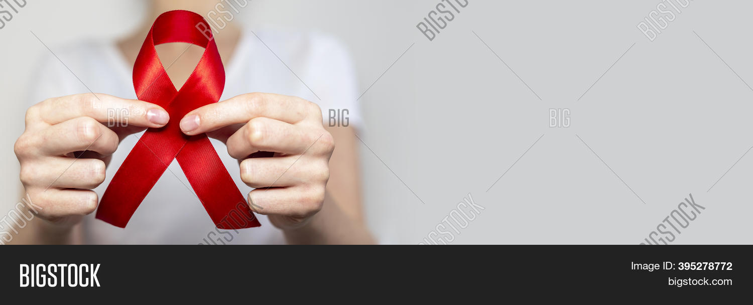 Red Ribbon Aids Hiv Image & Photo (Free Trial) | Bigstock