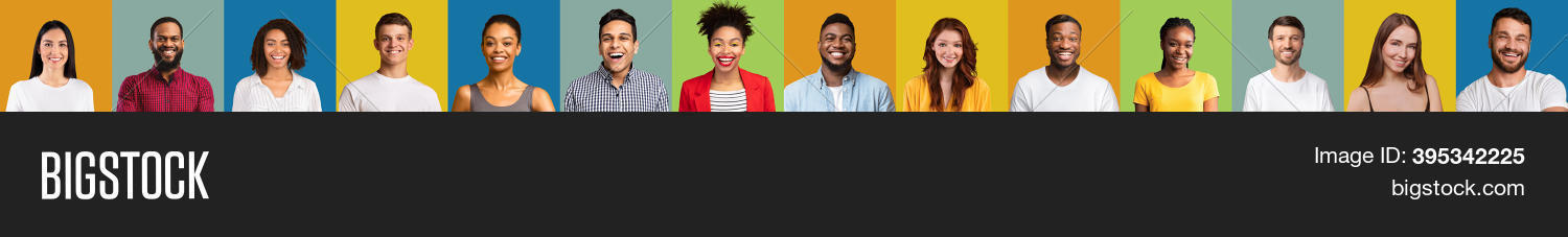Set Real People Image & Photo (Free Trial) | Bigstock