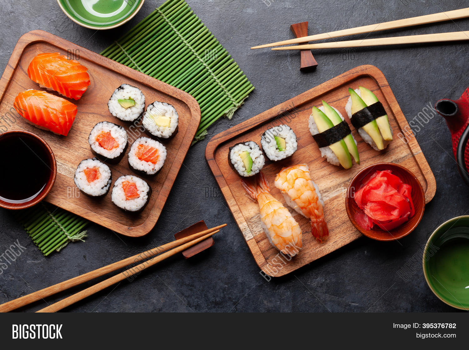 Japanese Sushi Set. Image & Photo (Free Trial) | Bigstock