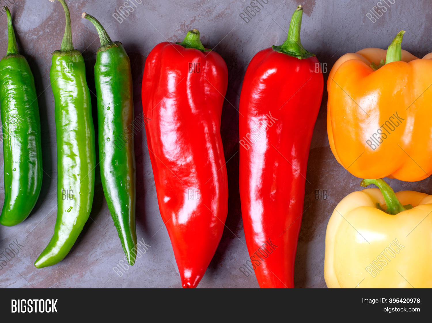 Assortment Peppers On Image & Photo (Free Trial) | Bigstock