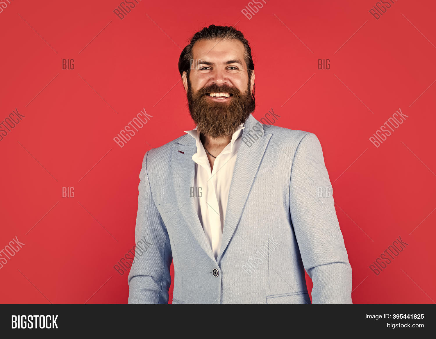 Bearded Man. Handsome Image & Photo (Free Trial) | Bigstock