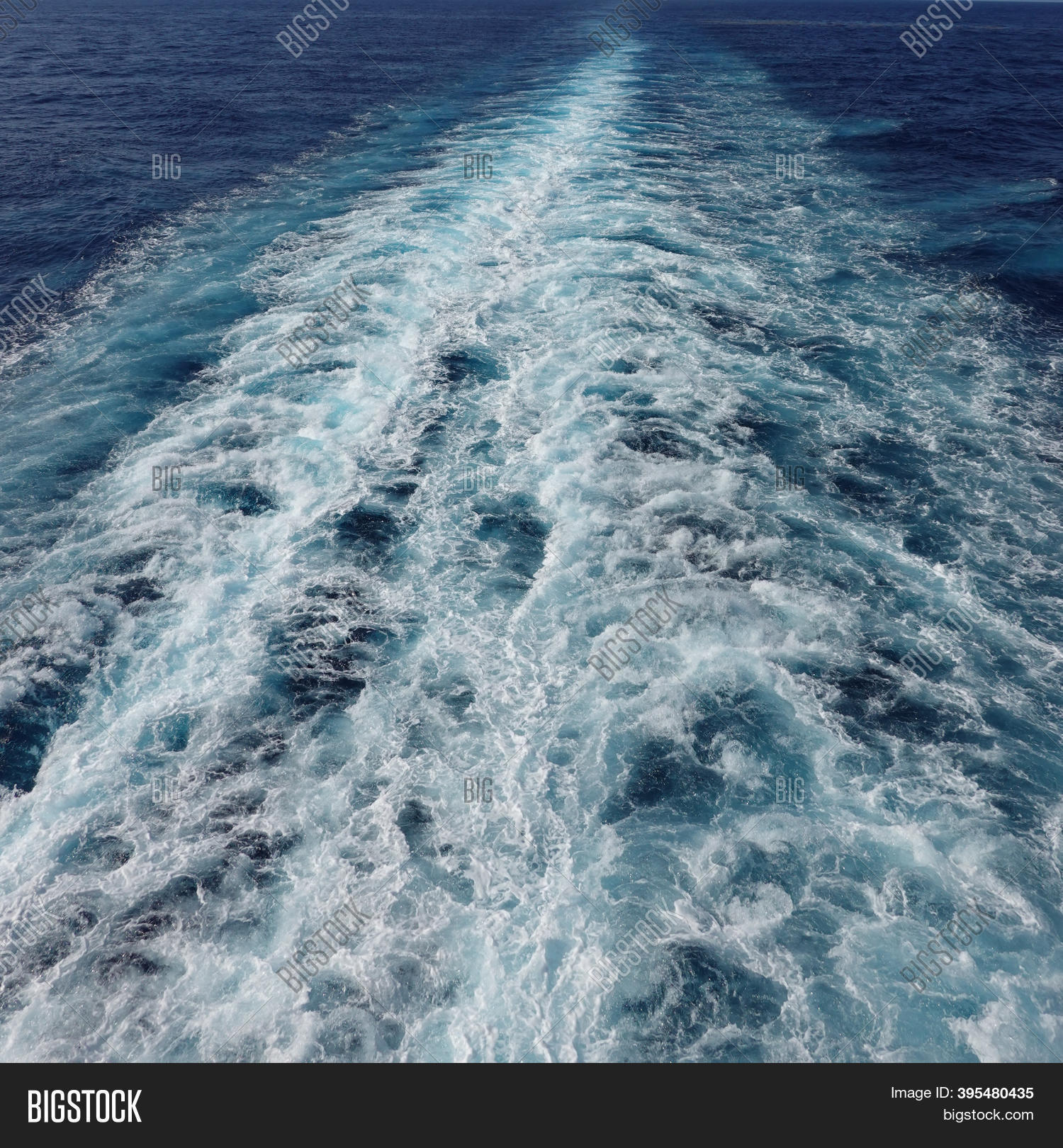 Cruise Ship Wake On Image & Photo (Free Trial) | Bigstock