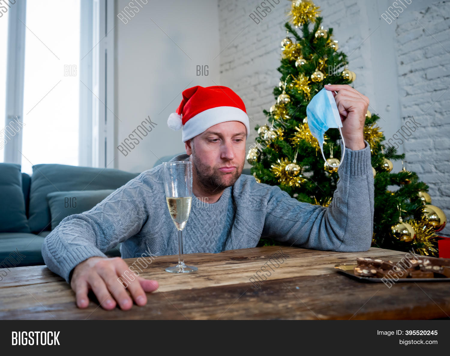 Sad Man Mask Home Image & Photo (Free Trial) | Bigstock