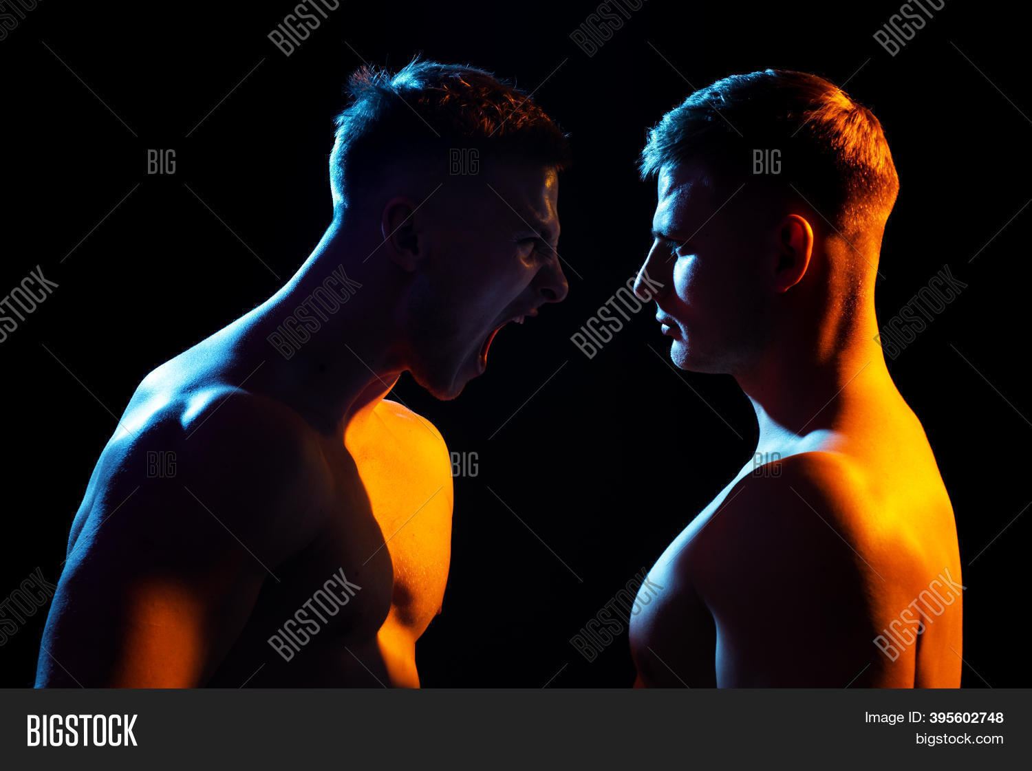 Screaming Man. Two Image & Photo (Free Trial) | Bigstock