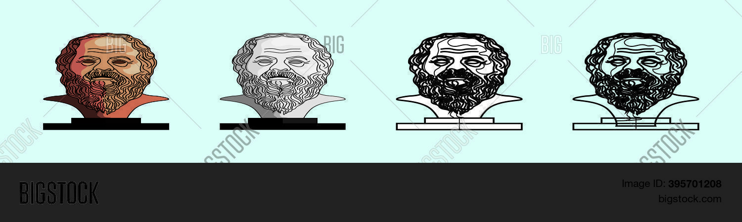 Set Socrates Vector & Photo (Free Trial) | Bigstock
