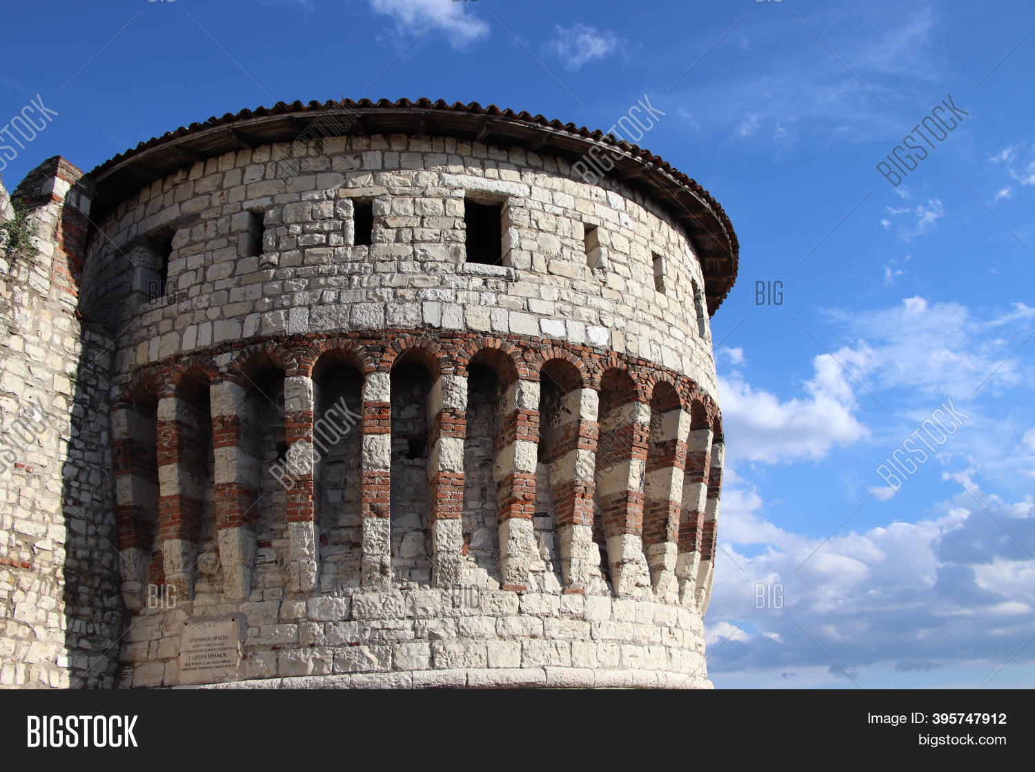 Stone Wall Merlons Image & Photo (Free Trial) | Bigstock