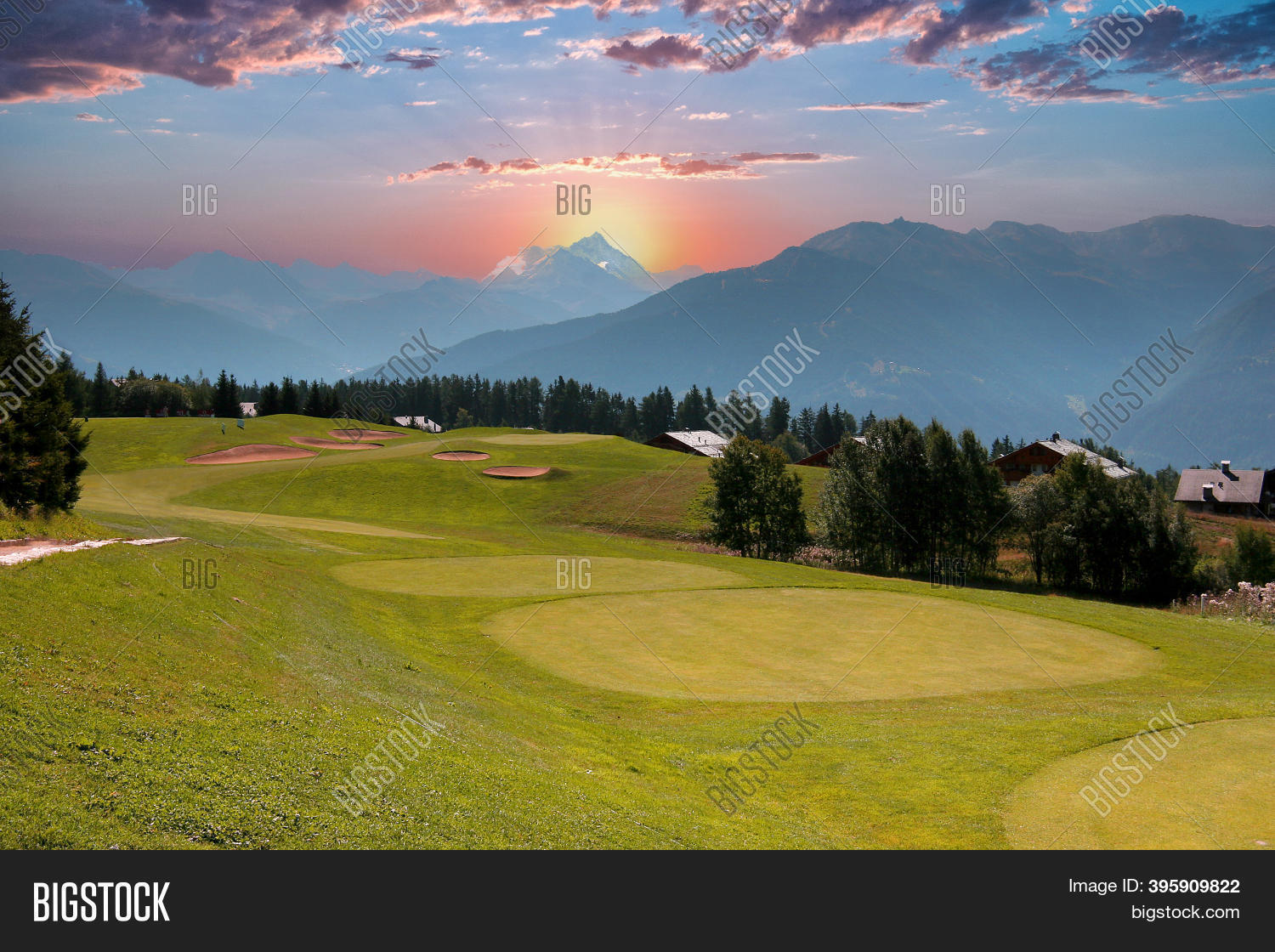 Mountain Golf Course Image & Photo (Free Trial) | Bigstock