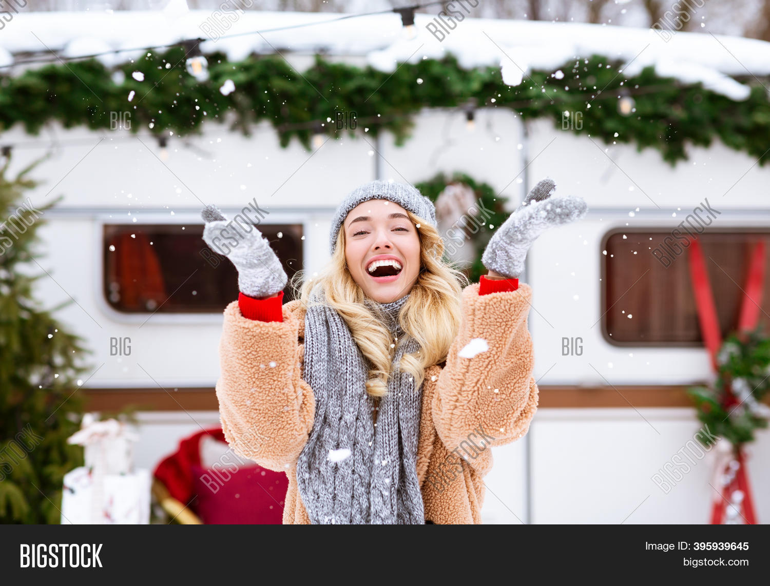 Winter Fun. Joyful Image & Photo (Free Trial) | Bigstock