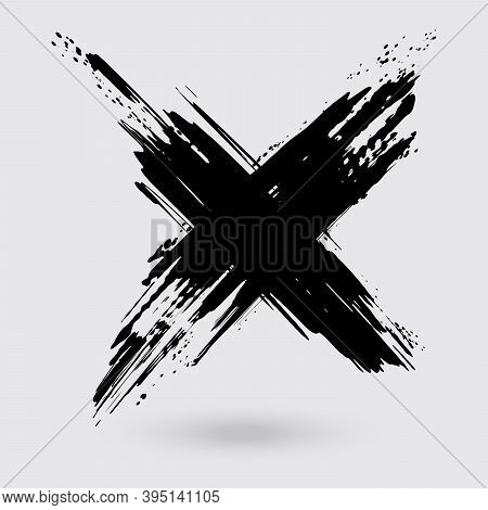 Black Ink Cross Vector & Photo (Free Trial) | Bigstock
