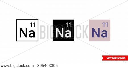 Sodium Icon 3 Types Vector & Photo (Free Trial) | Bigstock
