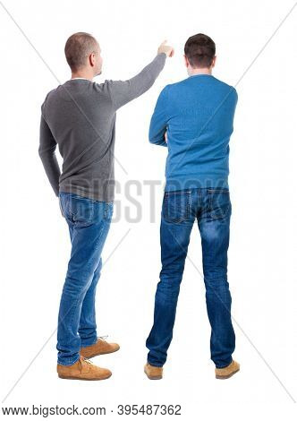 Back View Two Man Image & Photo (Free Trial) | Bigstock