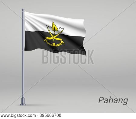 Waving Flag Pahang - Vector & Photo (Free Trial) | Bigstock