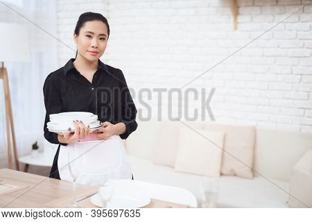 Young Asian Maid Image & Photo (Free Trial) | Bigstock