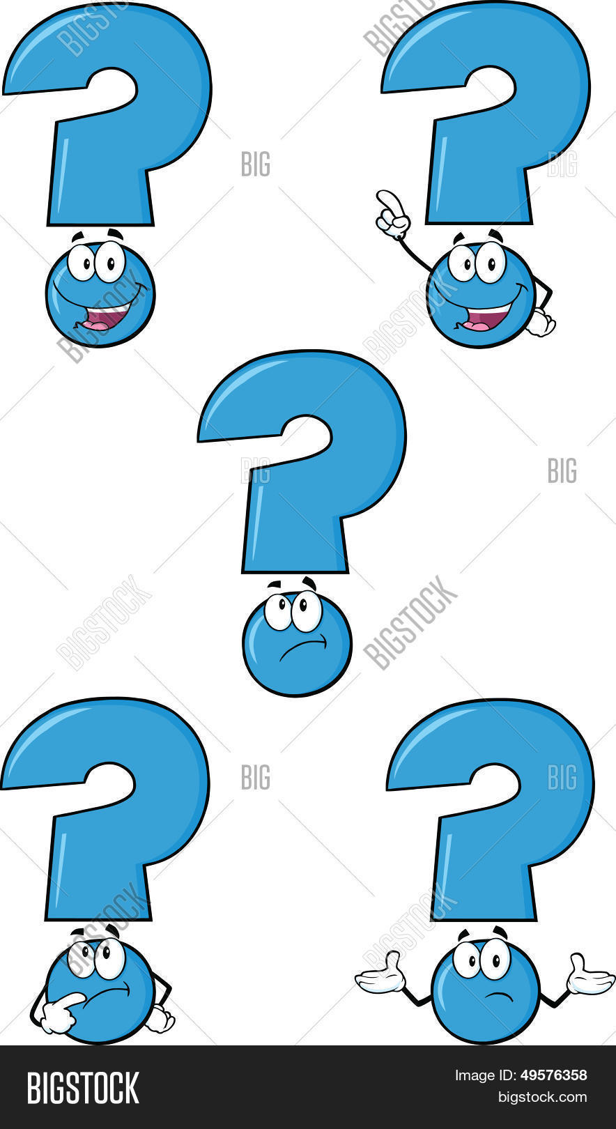 Blue Question Mark Image & Photo (Free Trial) | Bigstock