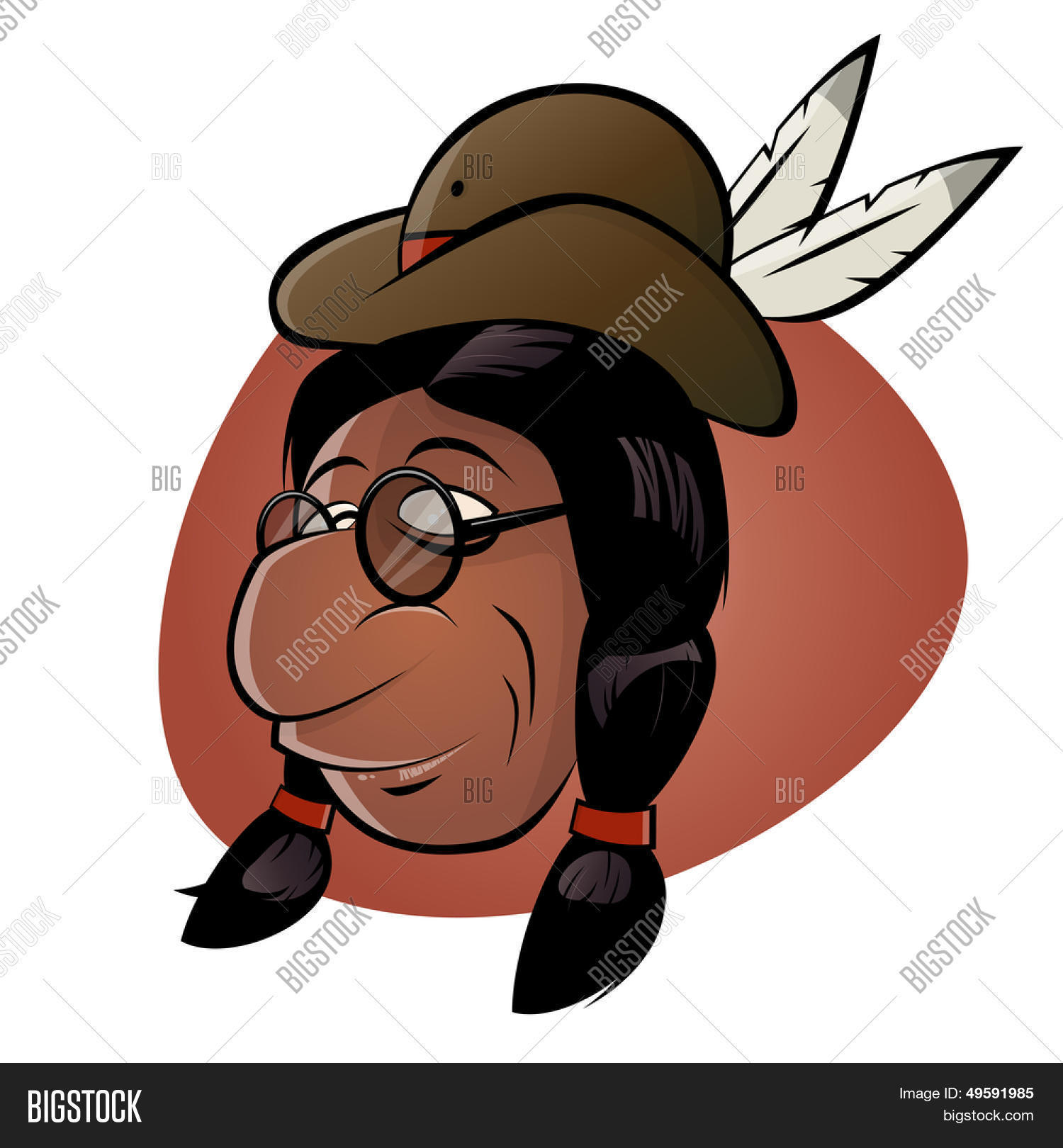 Funny Cartoon Native Vector & Photo (Free Trial) | Bigstock