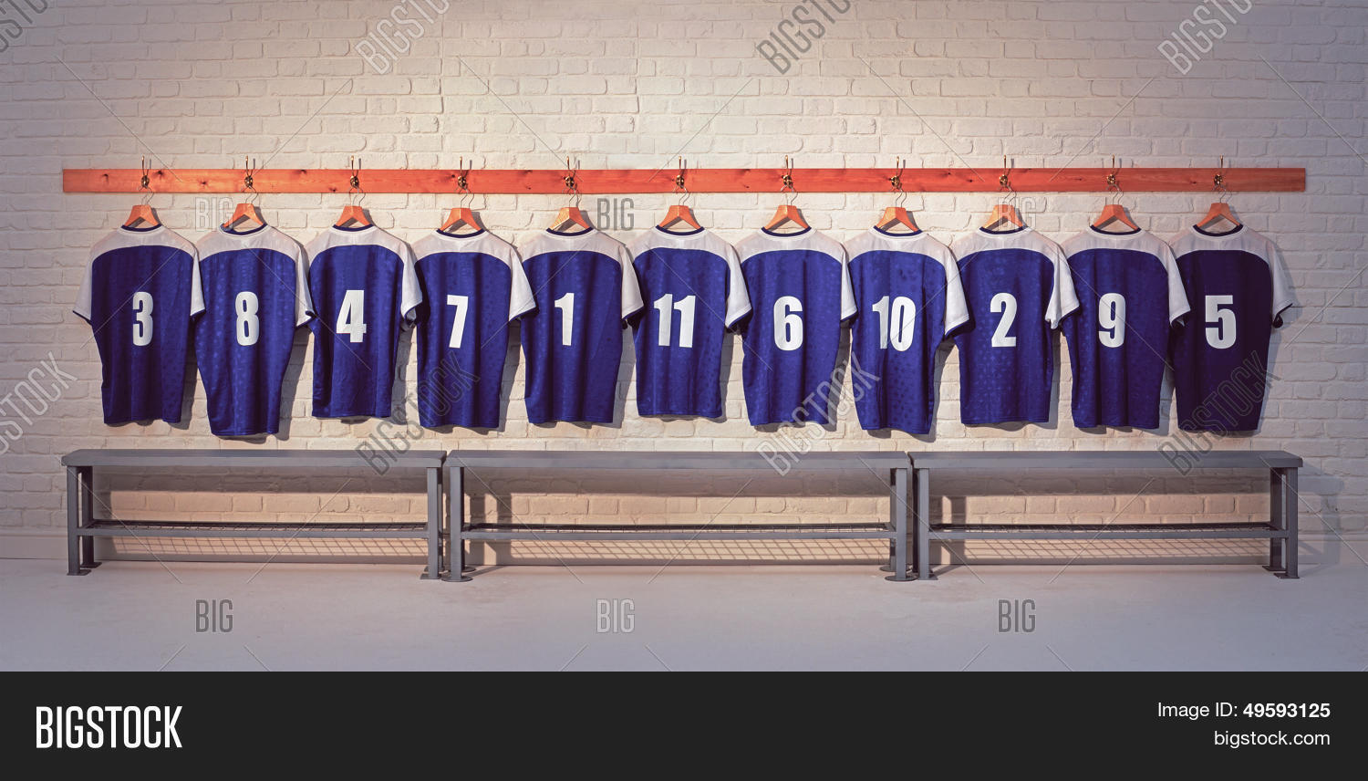 Football Shirts Locker Image & Photo (Free Trial) | Bigstock