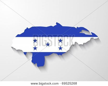 Honduras Country Map Vector & Photo (Free Trial) | Bigstock