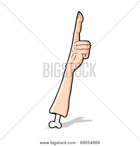 Cartoon Pointing Arm Image & Photo (Free Trial) | Bigstock