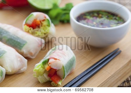 Rice Paper Rolls Images, Illustrations & Vectors (Free) - Bigstock