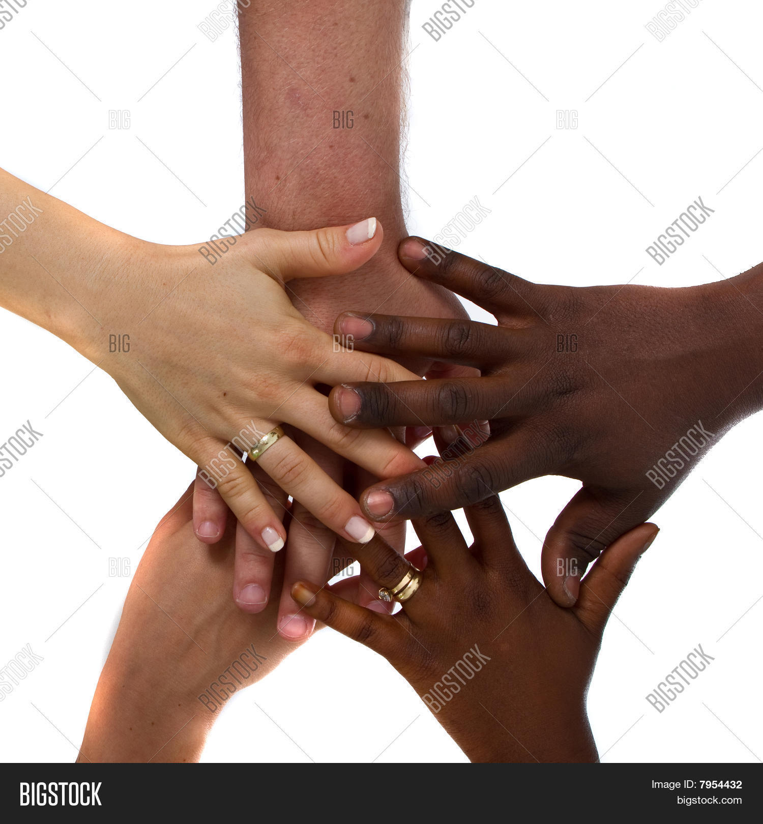 Multiracial Hands Image & Photo (Free Trial) | Bigstock