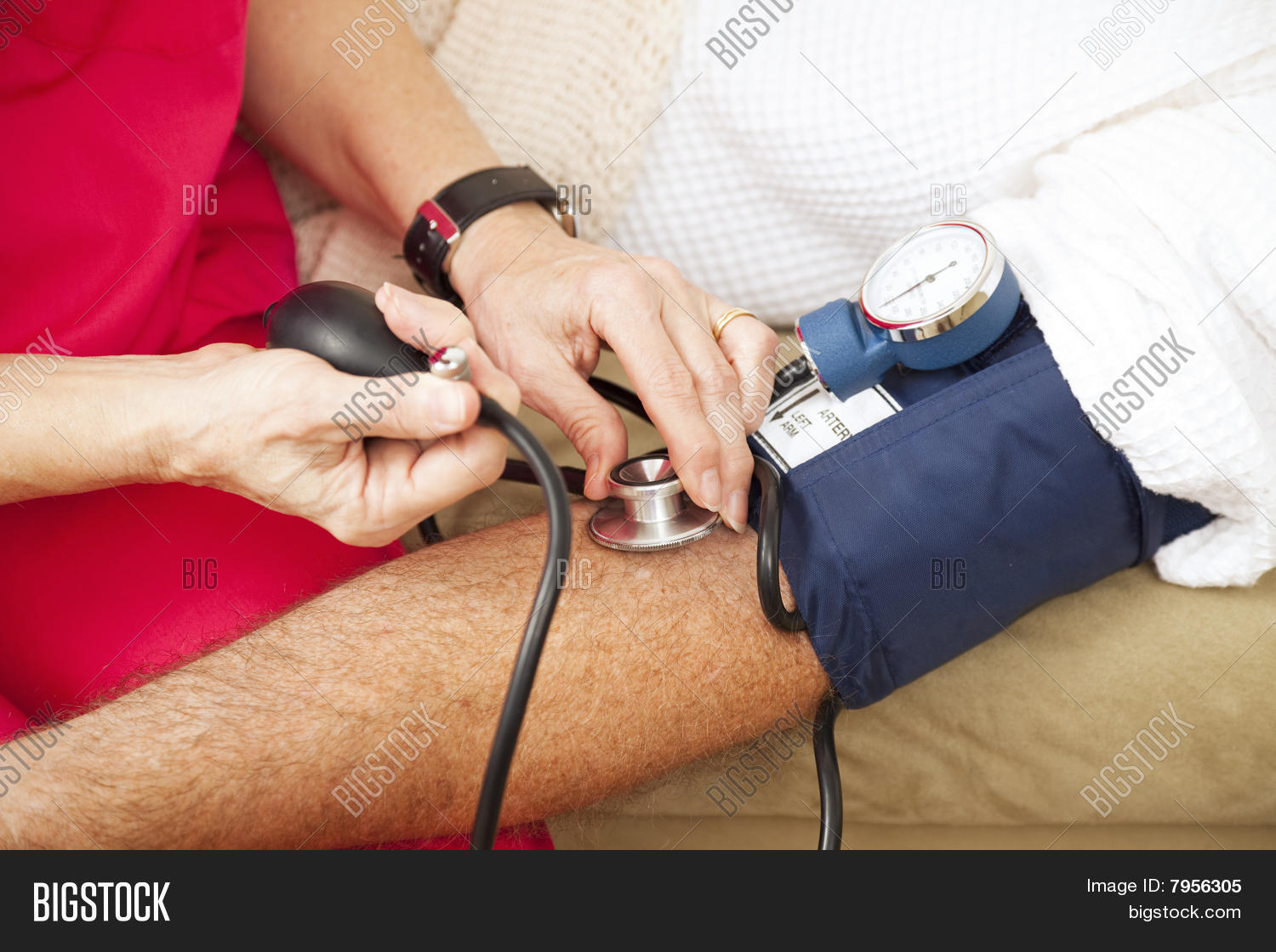Testing Blood Pressure Image & Photo (Free Trial) | Bigstock