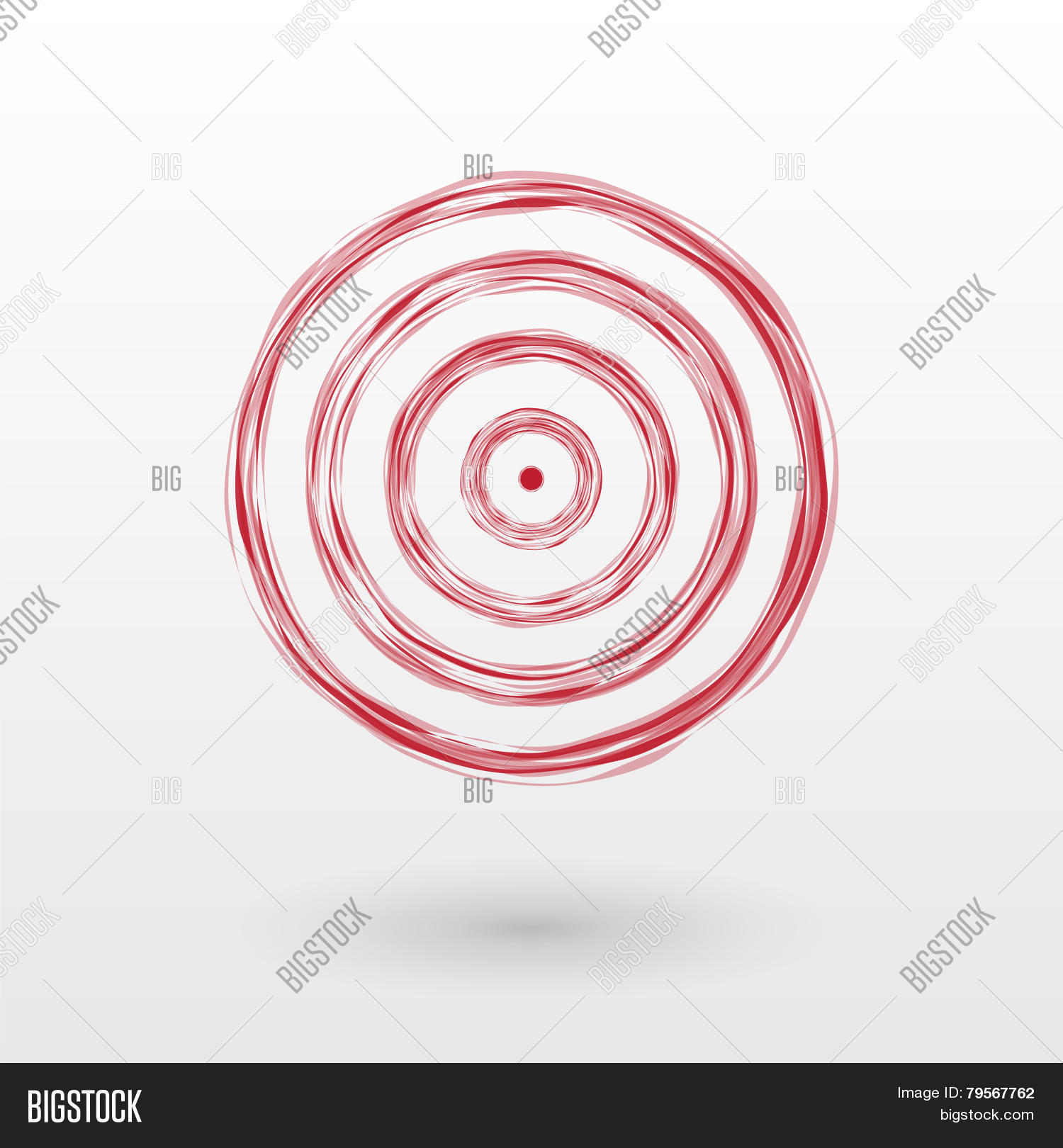 Red Target Composed Vector & Photo (Free Trial) | Bigstock