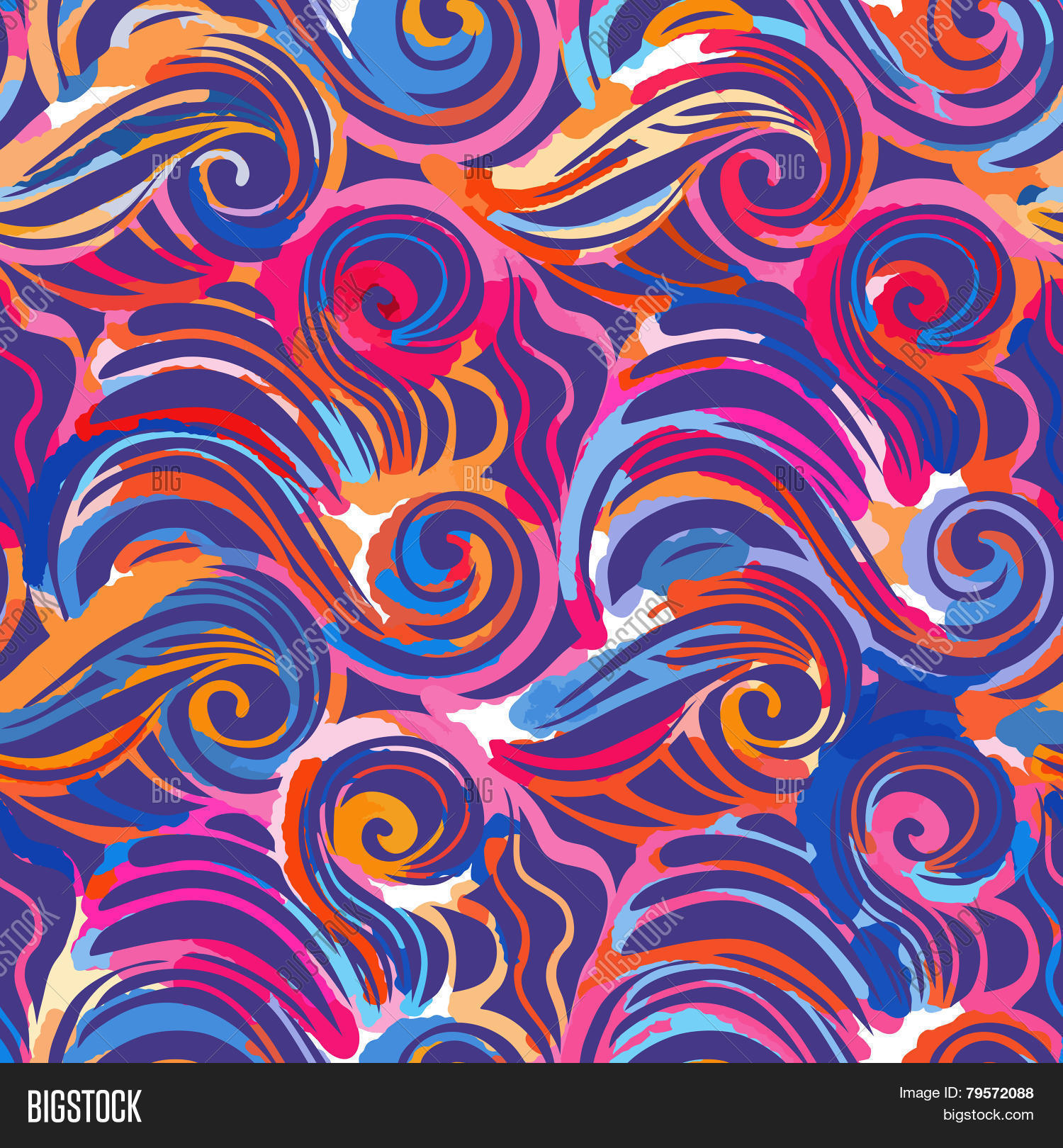 Seamless Wave Pattern Vector & Photo (Free Trial) | Bigstock