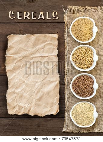 Cereals Bowls Word Image & Photo (Free Trial) | Bigstock