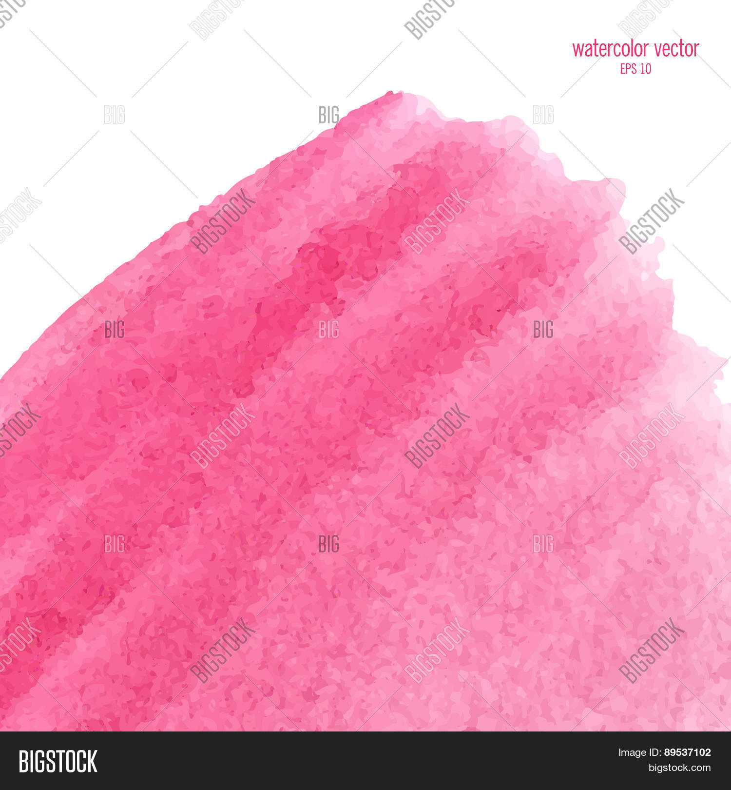 Pink Watercolor Vector & Photo (Free Trial) | Bigstock