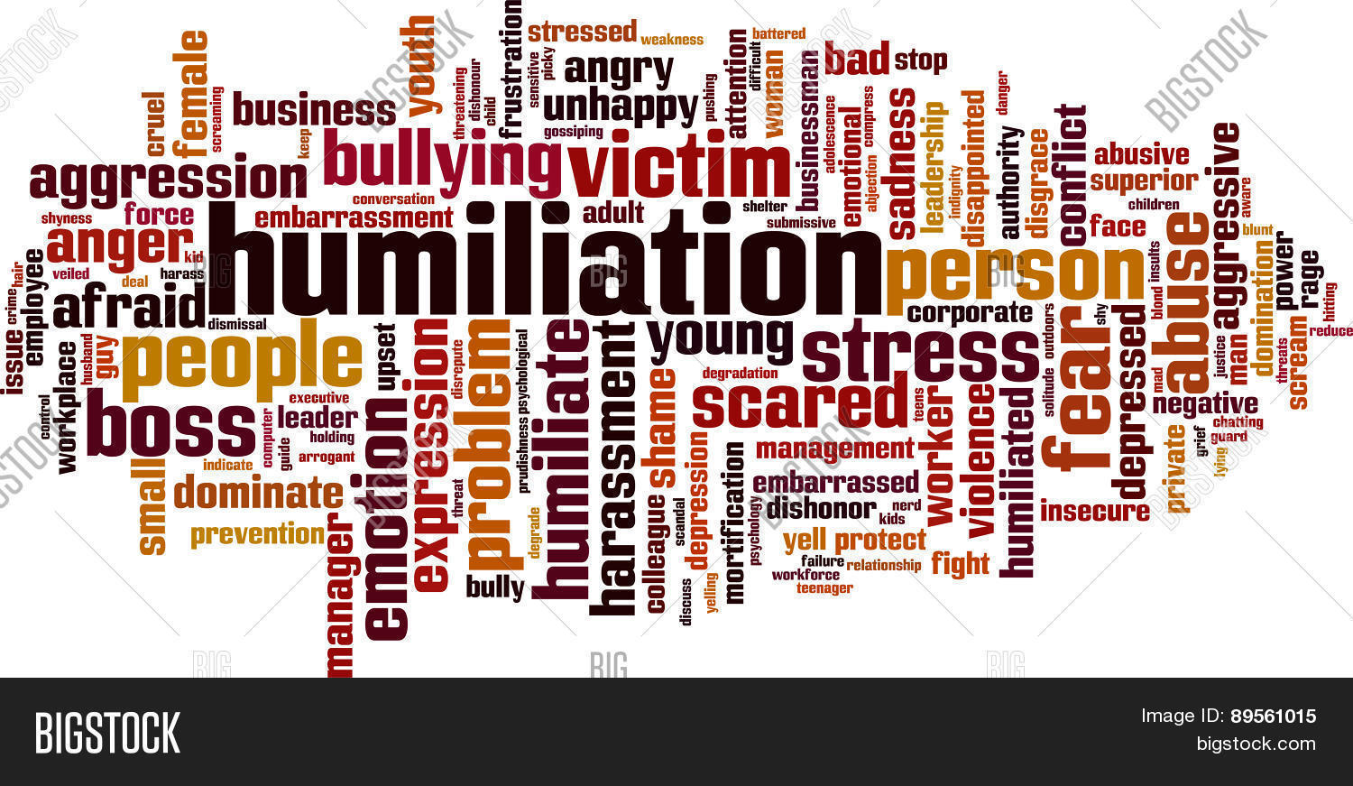 Humiliation Word Vector & Photo (Free Trial) | Bigstock