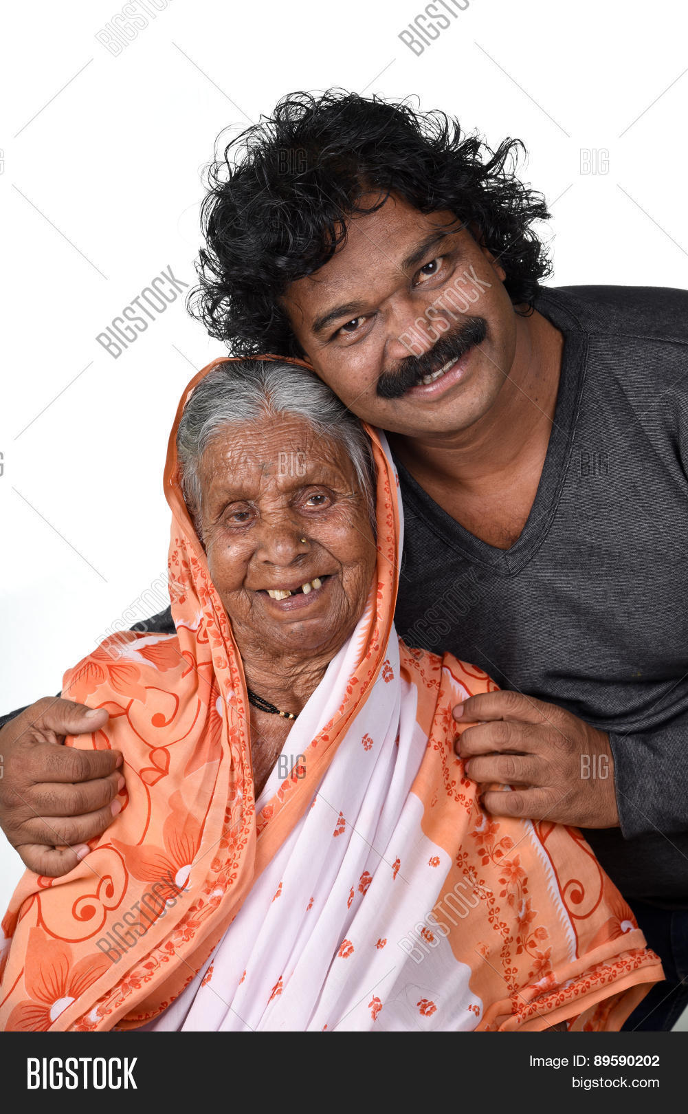 Adult Son His Aging Image & Photo (Free Trial) | Bigstock