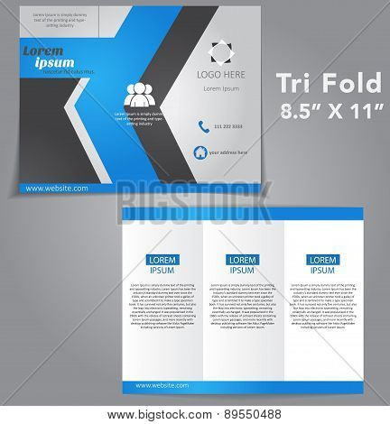 Tri Fold Brochure Vector & Photo (Free Trial) | Bigstock