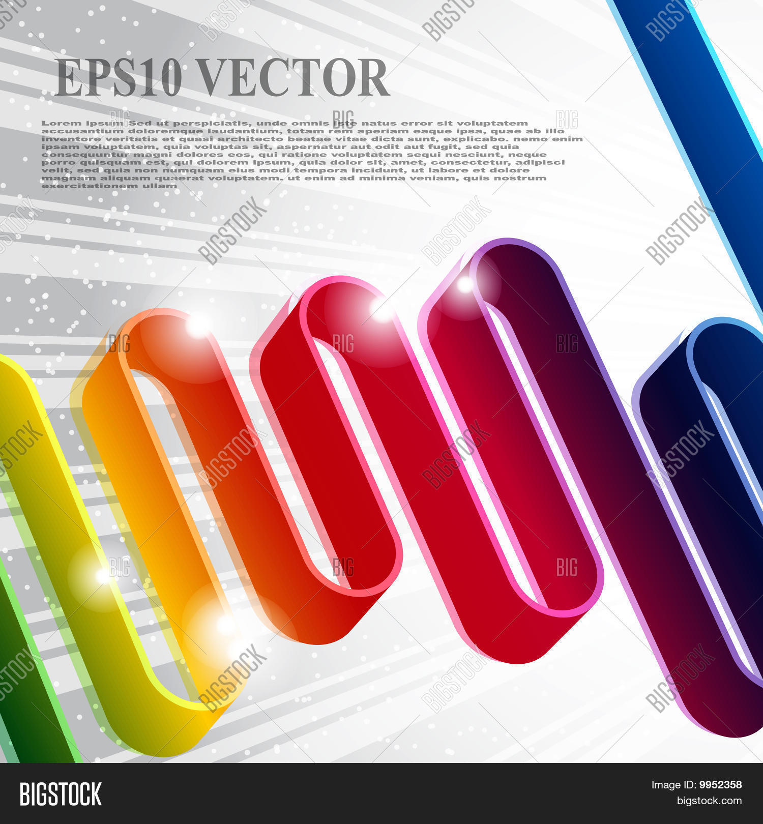 Multi-colored Loop Vector & Photo (Free Trial) | Bigstock