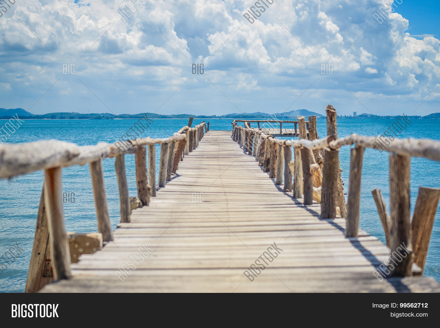 Seaside Wooden Bridge Image & Photo (Free Trial) | Bigstock