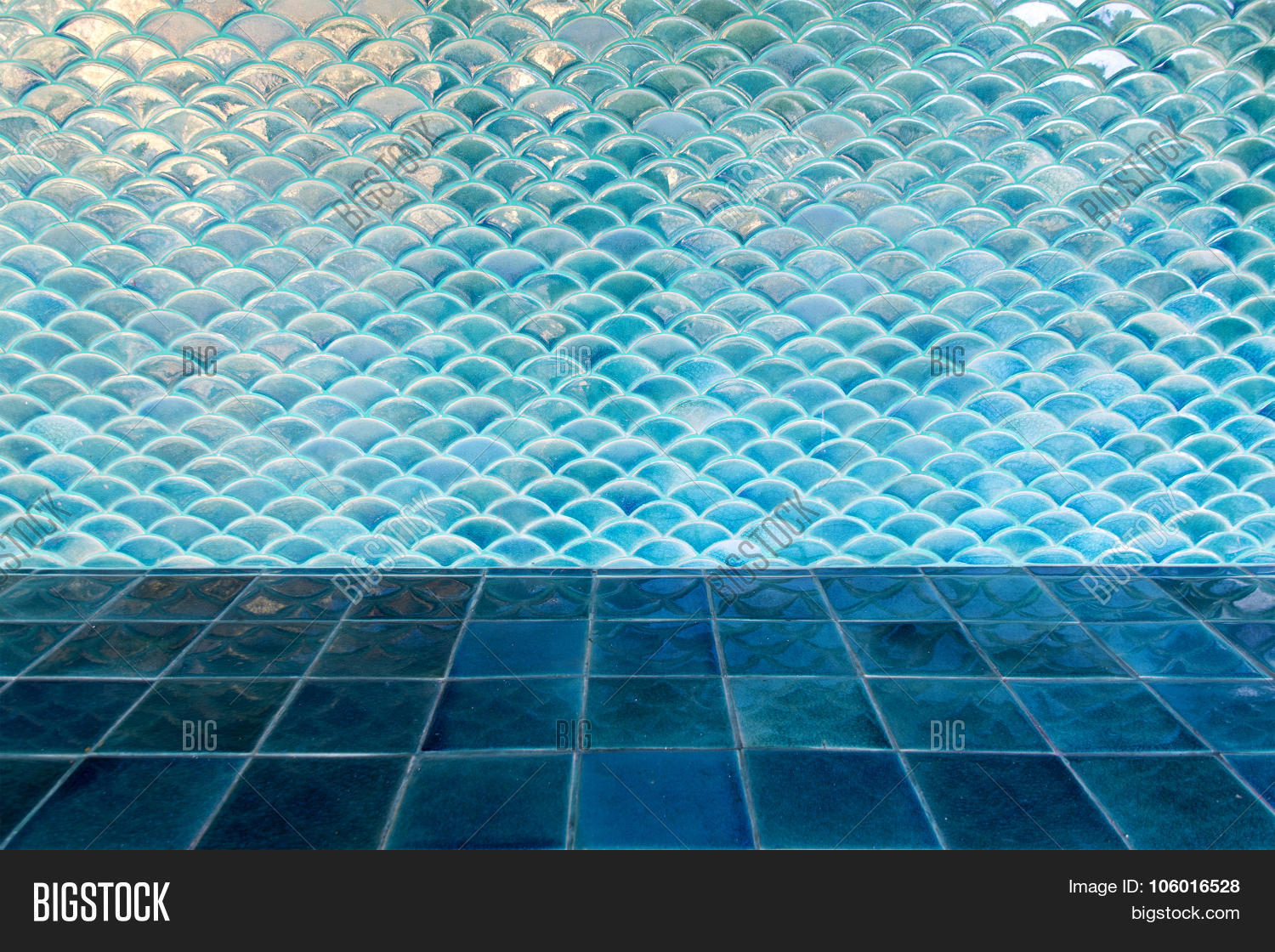 Blue Circle Wave Tile Image & Photo (Free Trial) | Bigstock