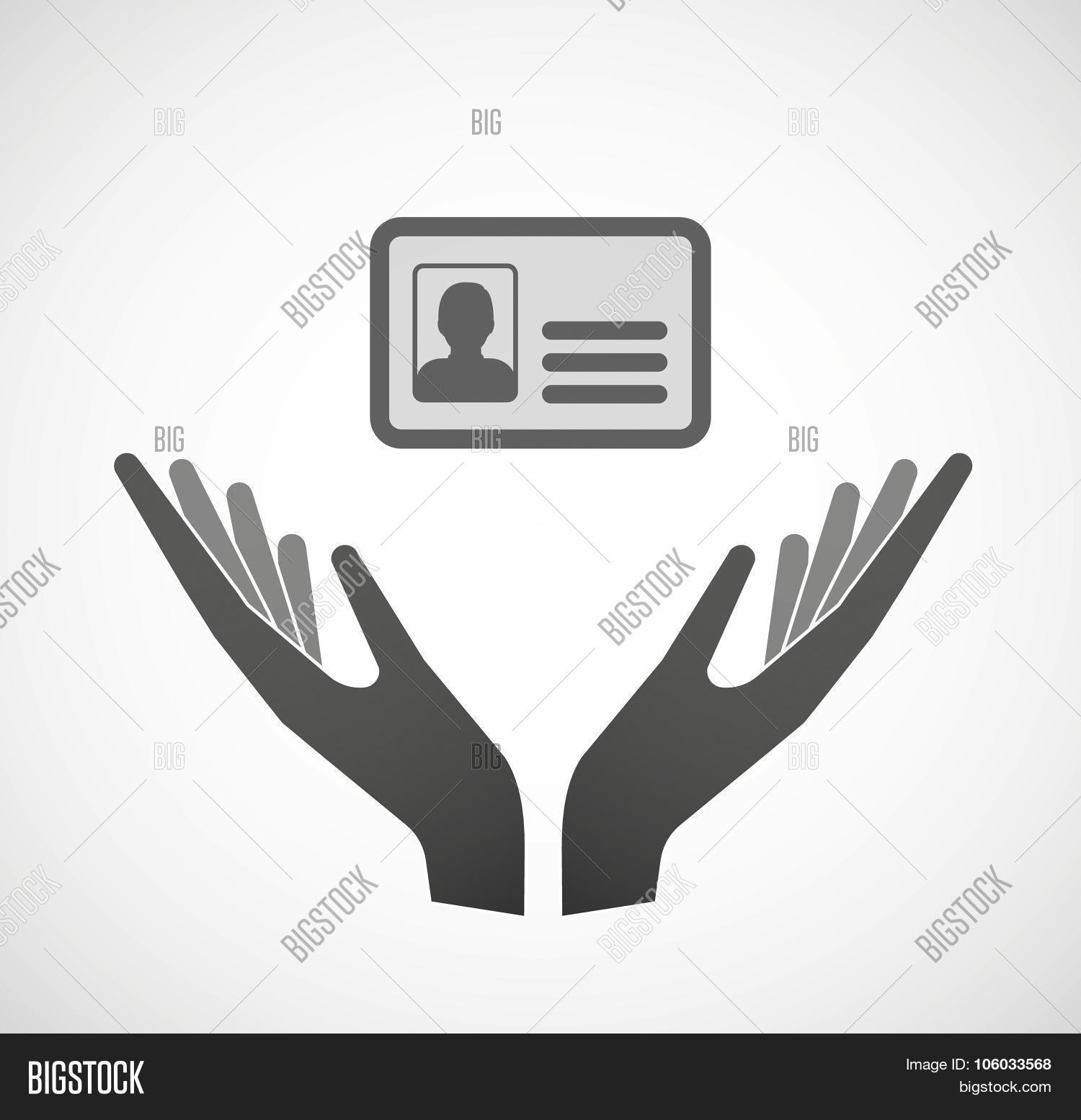 Two Hands Offering Id Vector & Photo (Free Trial) | Bigstock