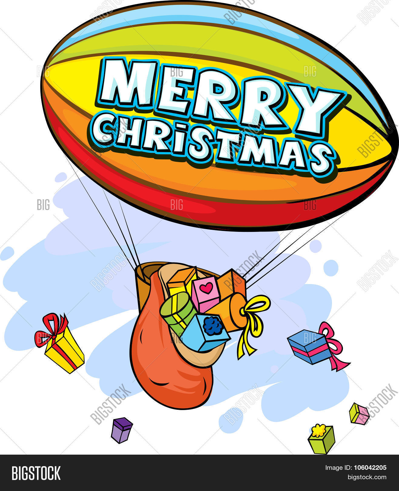 Airship Full Gifts - Vector & Photo (Free Trial) | Bigstock