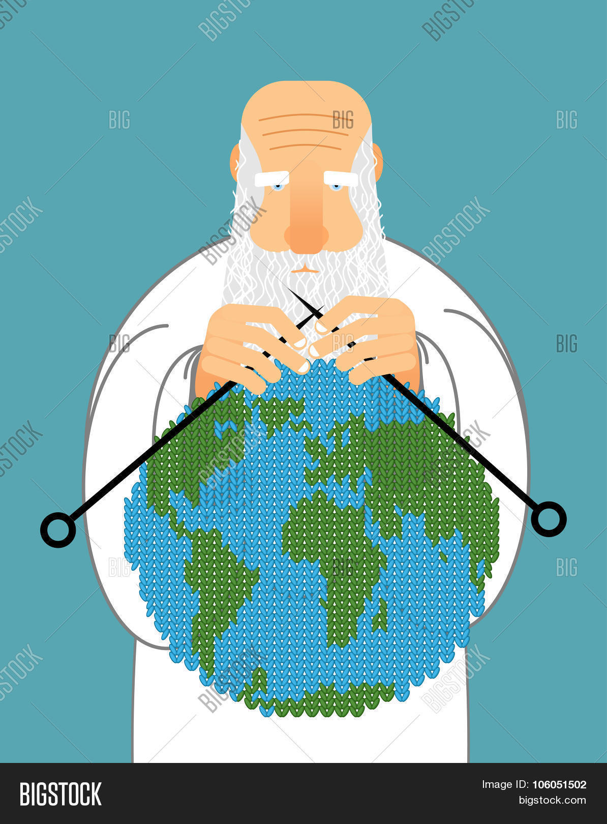 God Making Earth. Vector & Photo (Free Trial) | Bigstock
