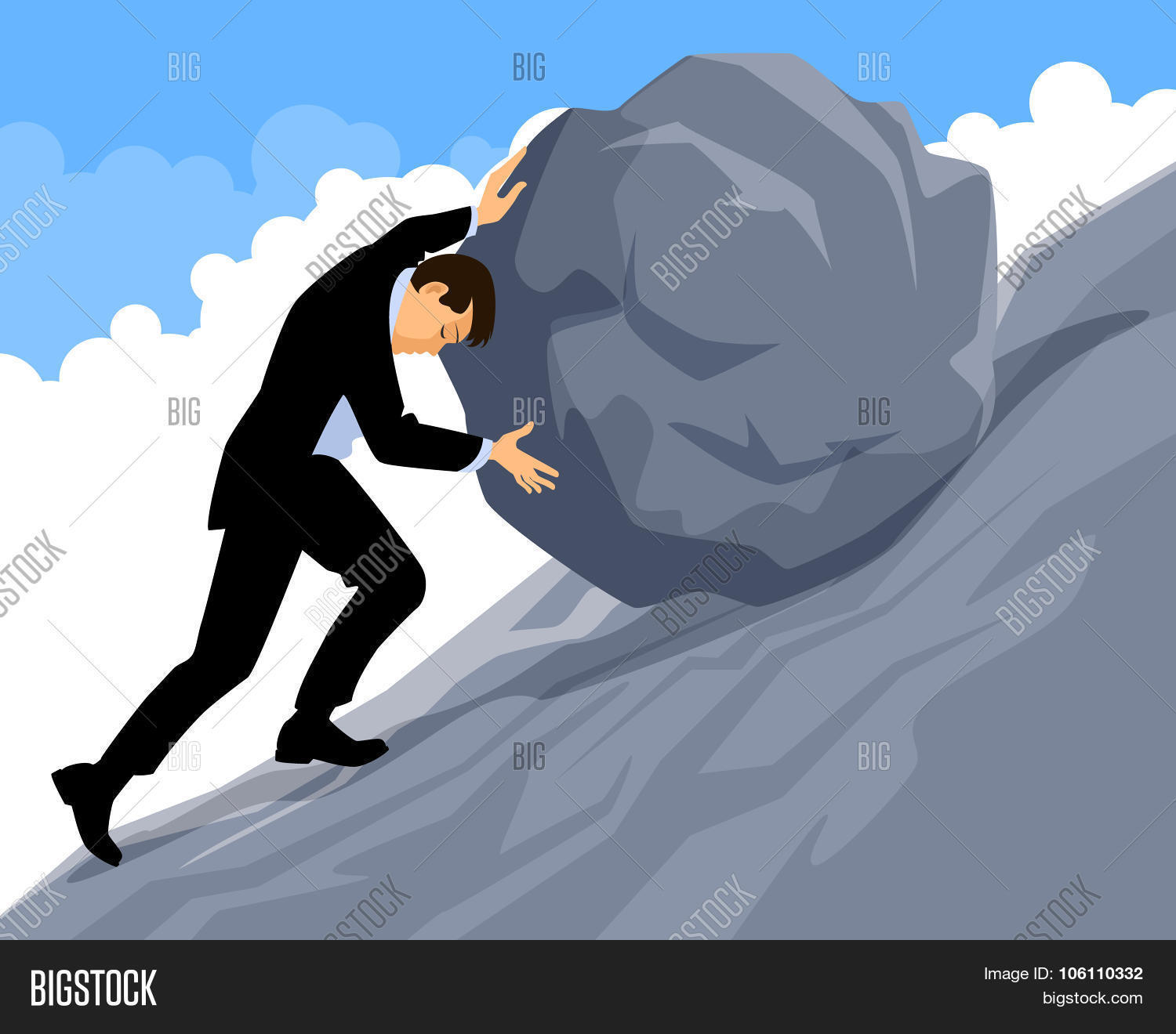 Useless Work Vector & Photo (Free Trial) | Bigstock