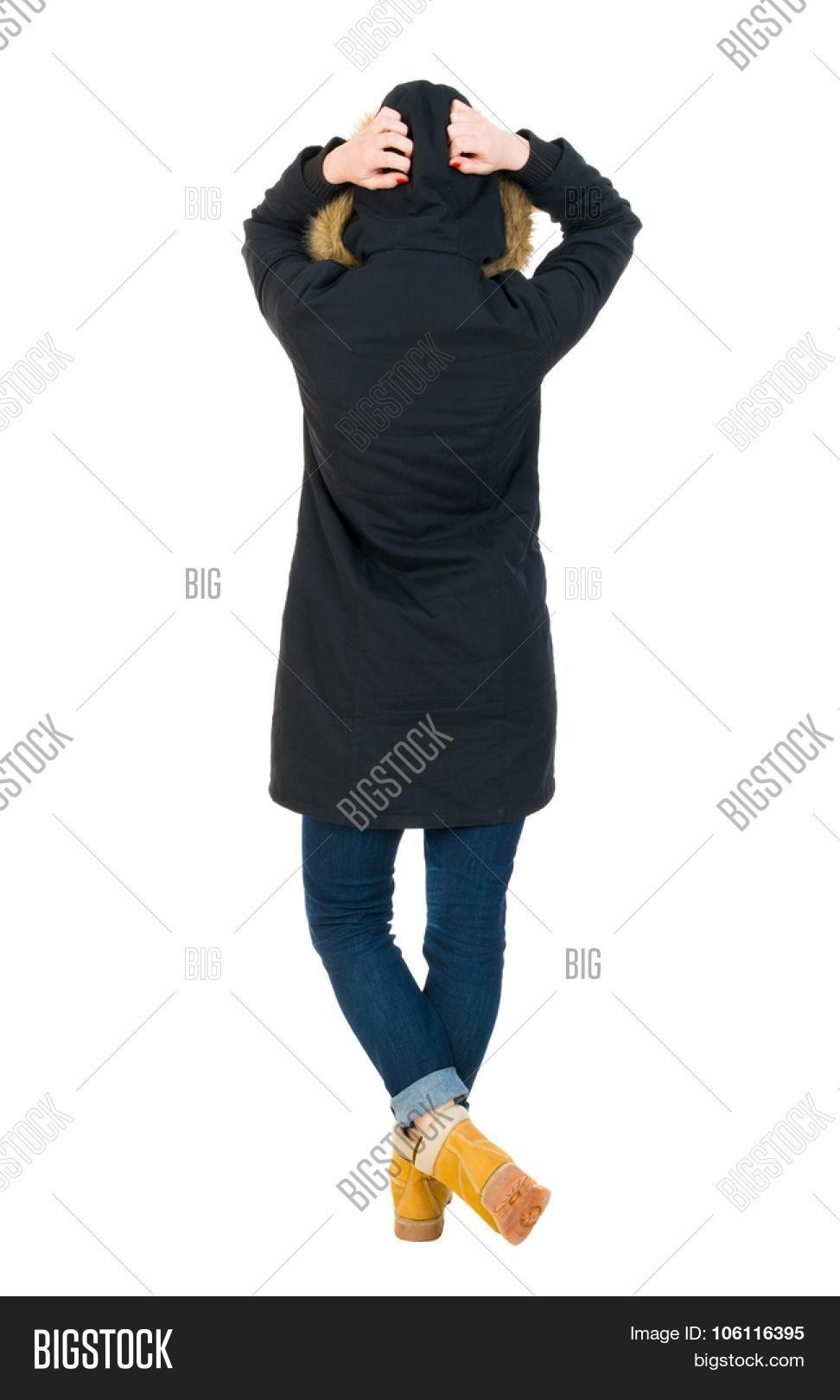 Back View Woman Winter Image & Photo (Free Trial) | Bigstock