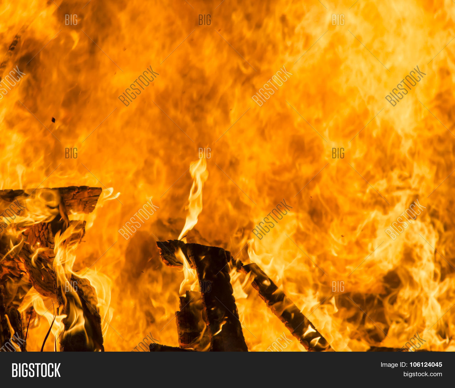 Yellow Orange Red Fire Image & Photo (Free Trial) | Bigstock