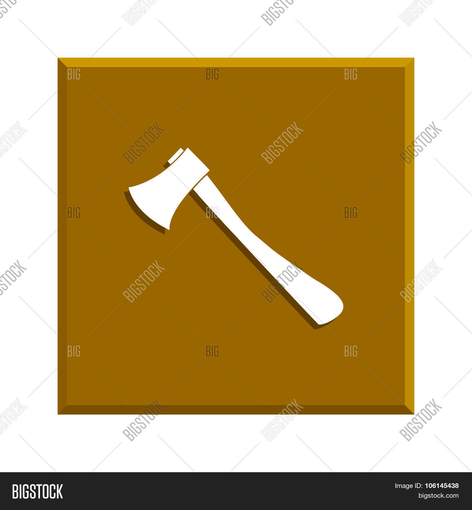 Ax Icon. Axe Symbol Vector & Photo (Free Trial) | Bigstock