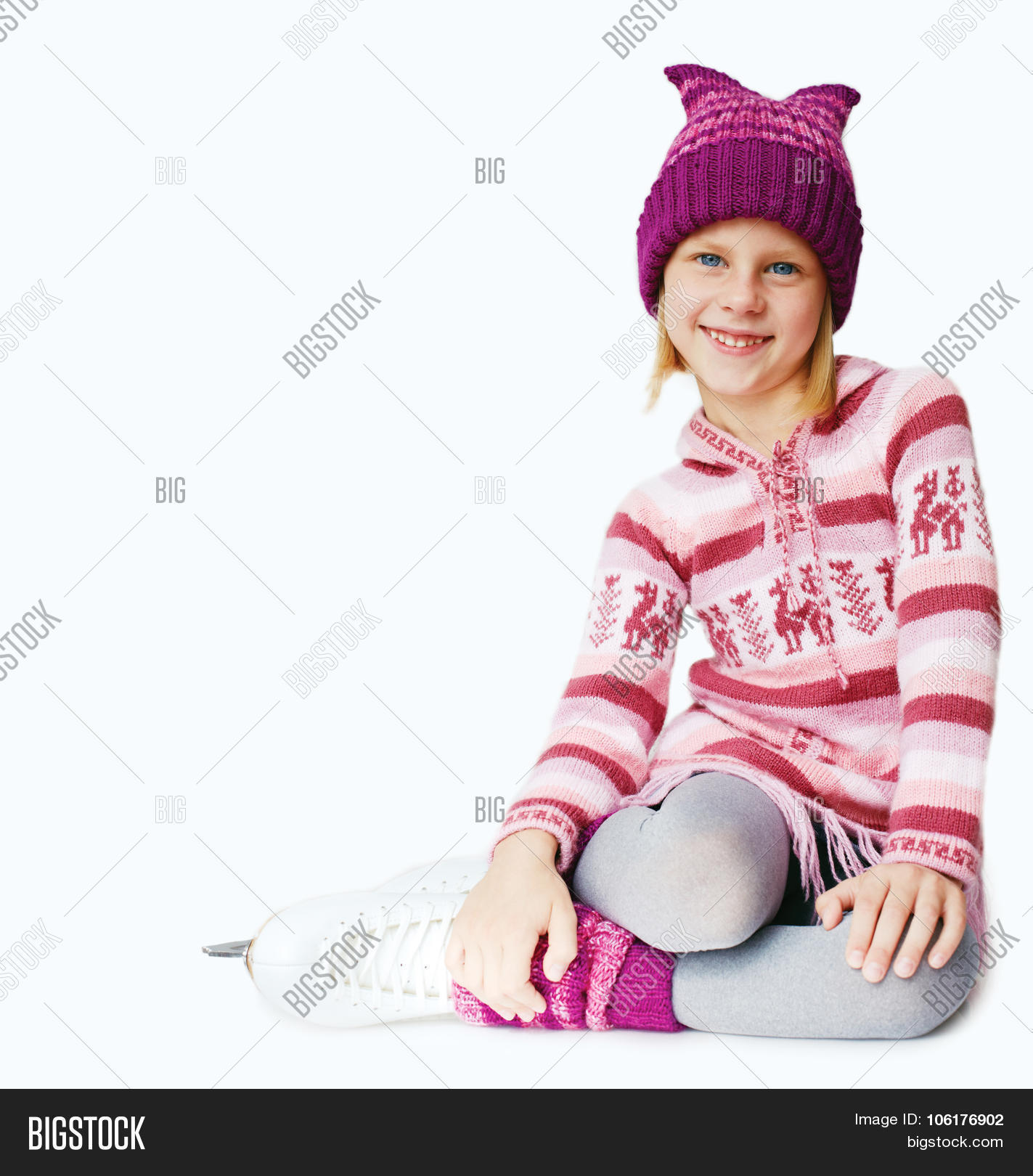 Ice Skating. Little Image & Photo (Free Trial) | Bigstock