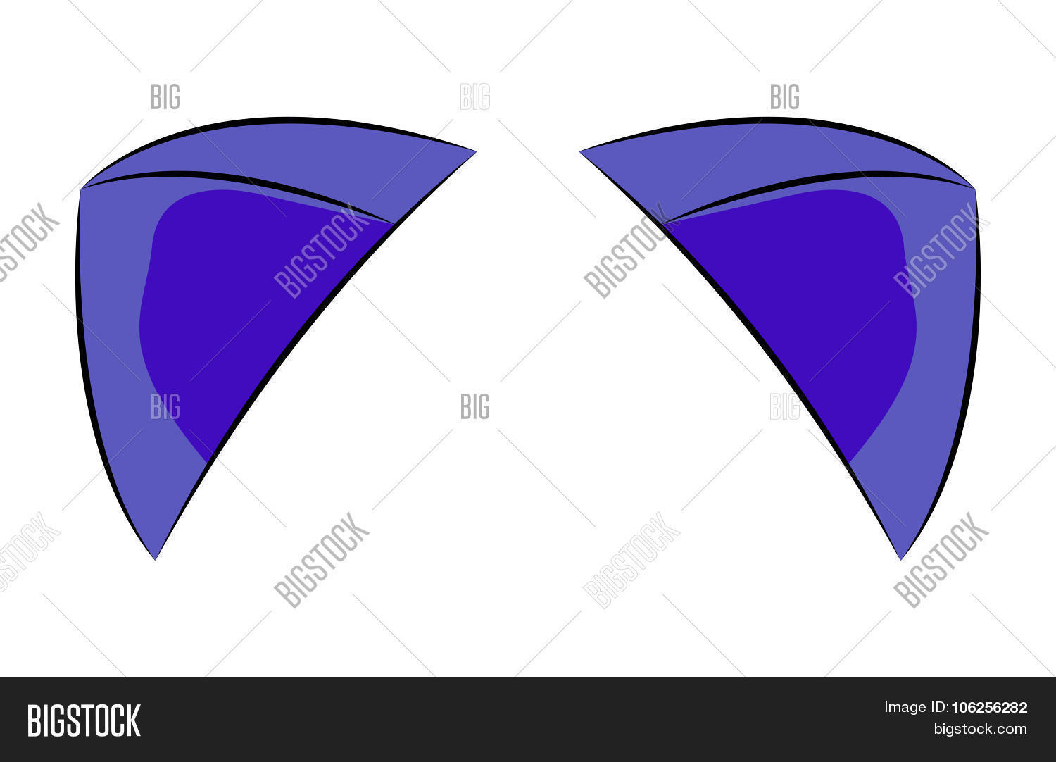 Animal Ears Cartoon Vector & Photo (Free Trial) | Bigstock