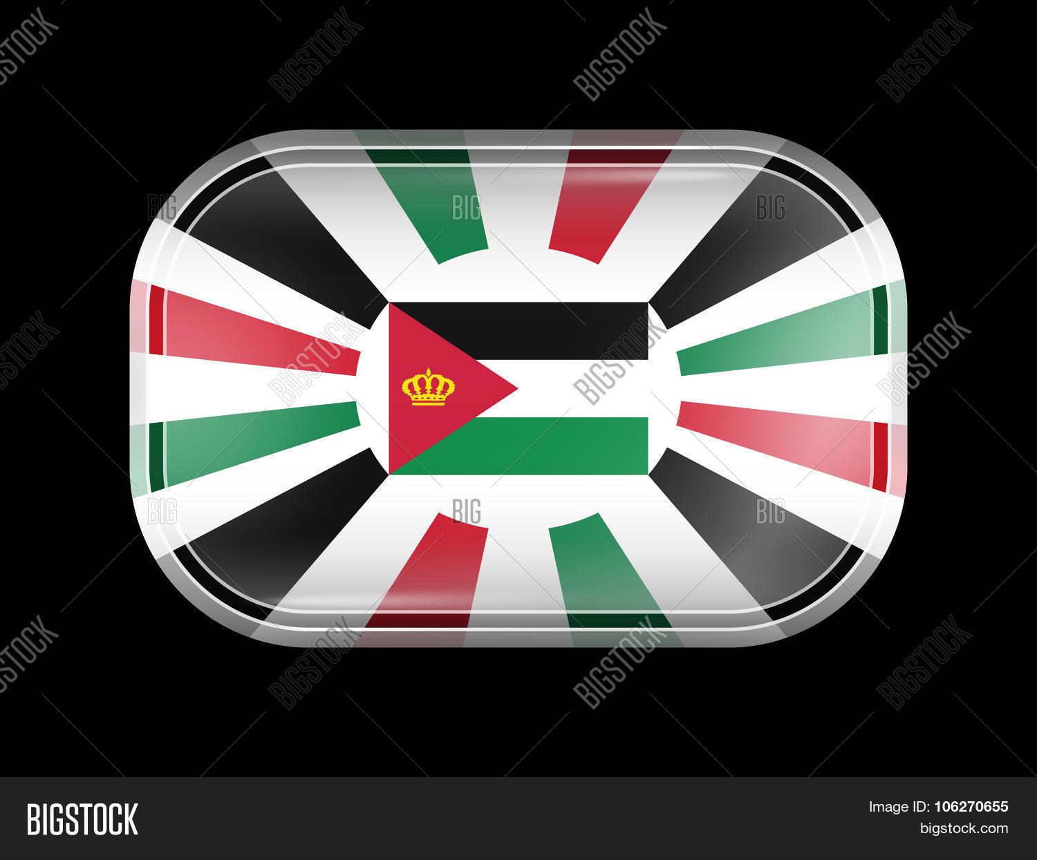 Jordan Variant Flag. Vector & Photo (Free Trial) | Bigstock