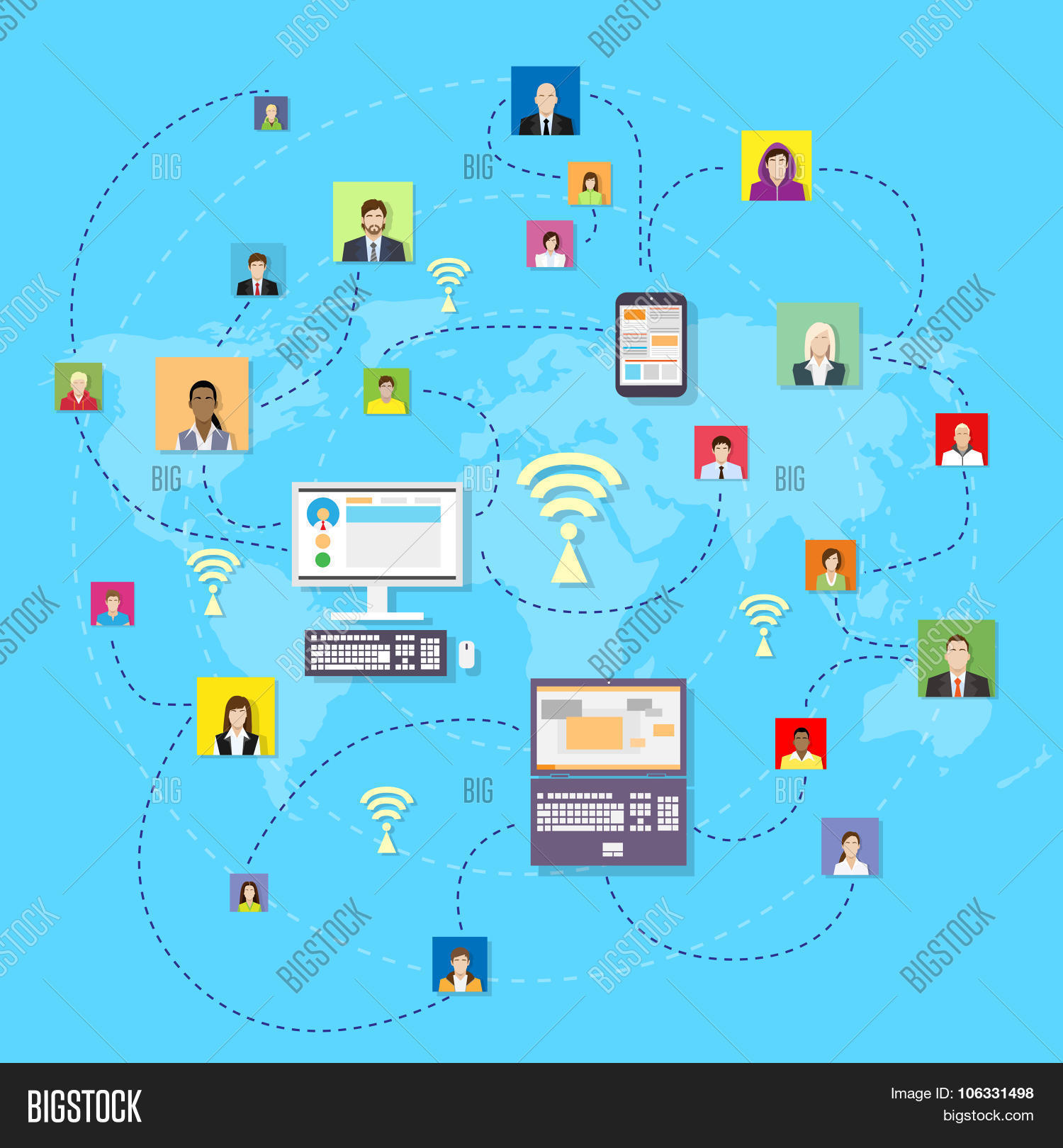 Social Media Vector And Photo Free Trial Bigstock