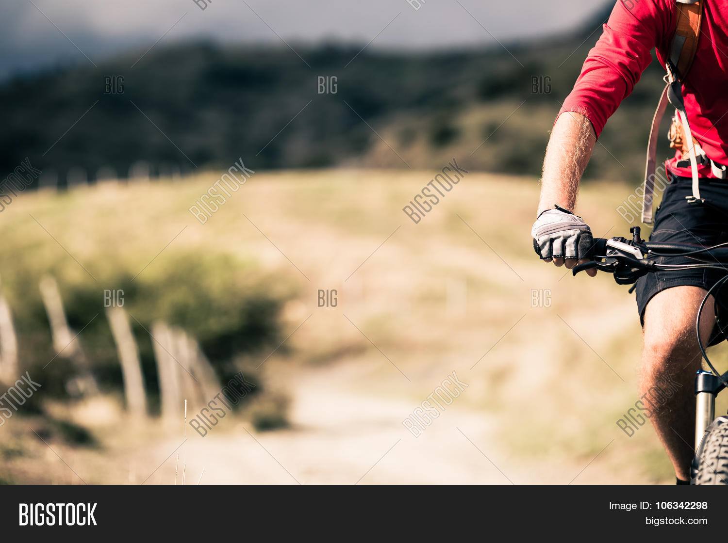 Mountain Bike Rider On Image & Photo (Free Trial) | Bigstock