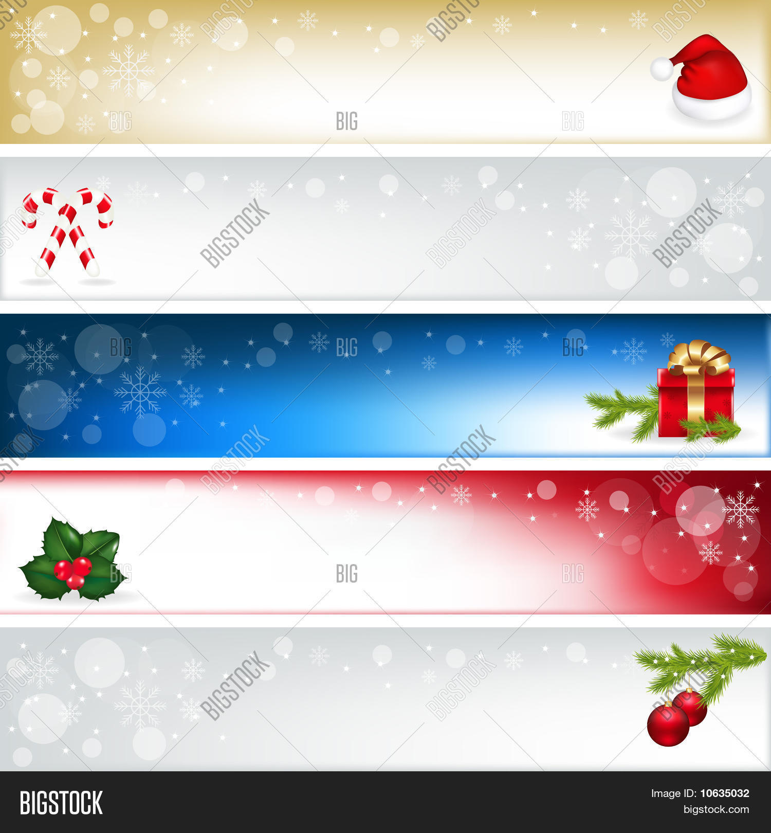 Christmas Headers Vector & Photo (Free Trial) | Bigstock
