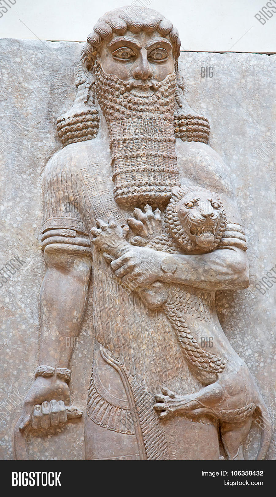 Ancient Sumerian Stone Image & Photo (Free Trial) | Bigstock