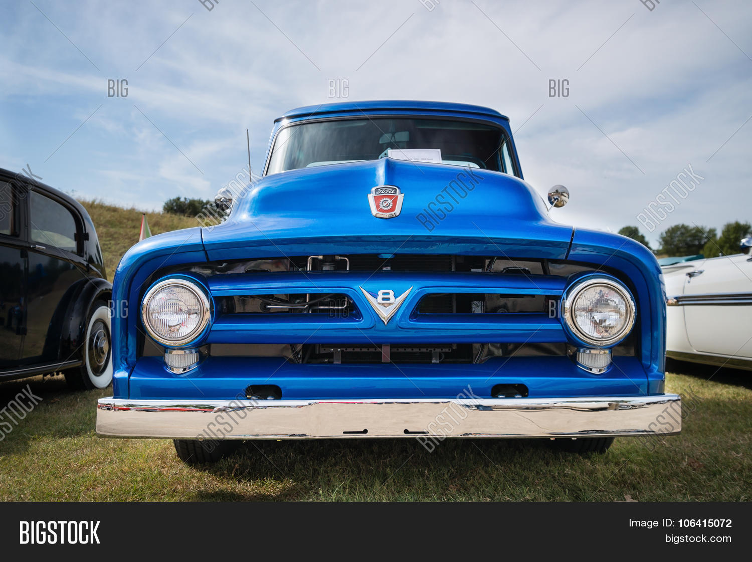 Blue 1953 Ford F100 Image & Photo (Free Trial) | Bigstock